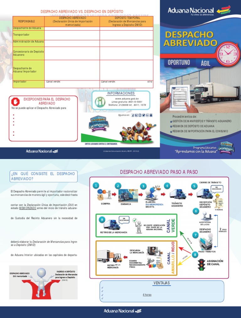 Despacho Abreviado | PDF | aduana | Transporte