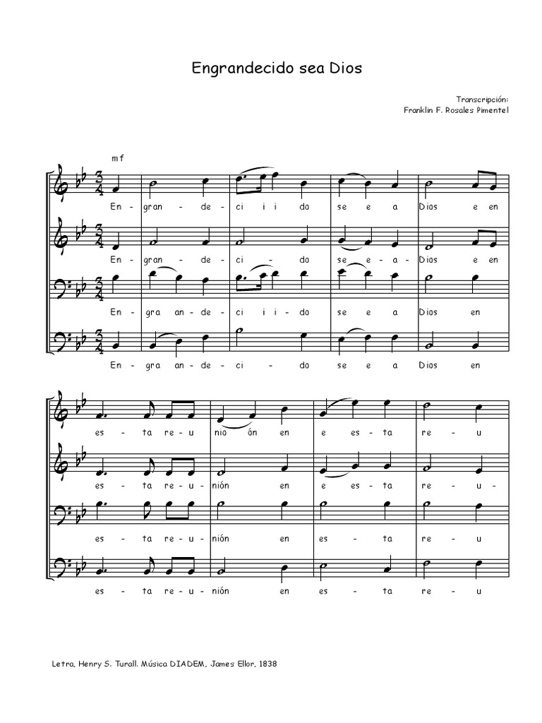 Engrandecido Sea Dios | PDF