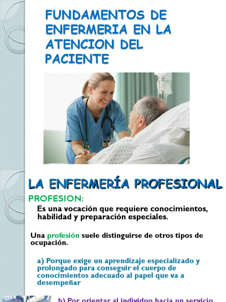 Enfermería Profesional: Conceptos y Funciones | PDF | Enfermería ...