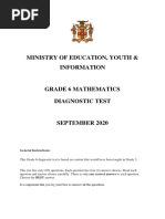 Grade 3 Mathematics Diagnostic Test Form 2021 | PDF | Litre | Length
