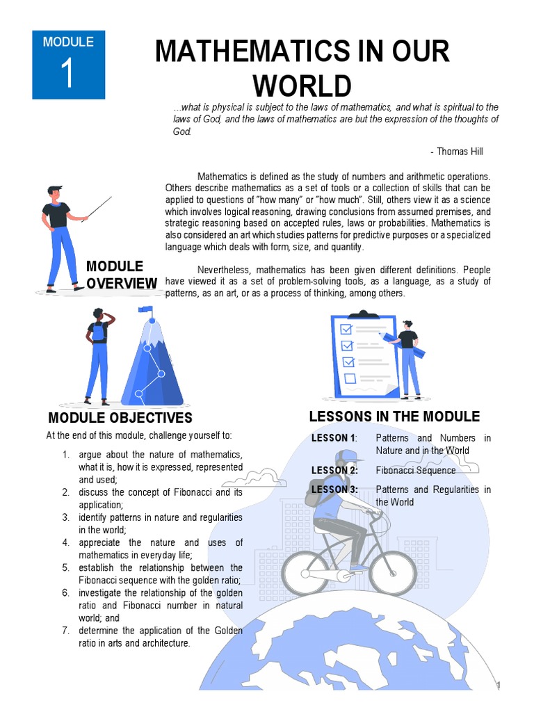 Module 1 Mathematics in Our World | PDF | Pattern