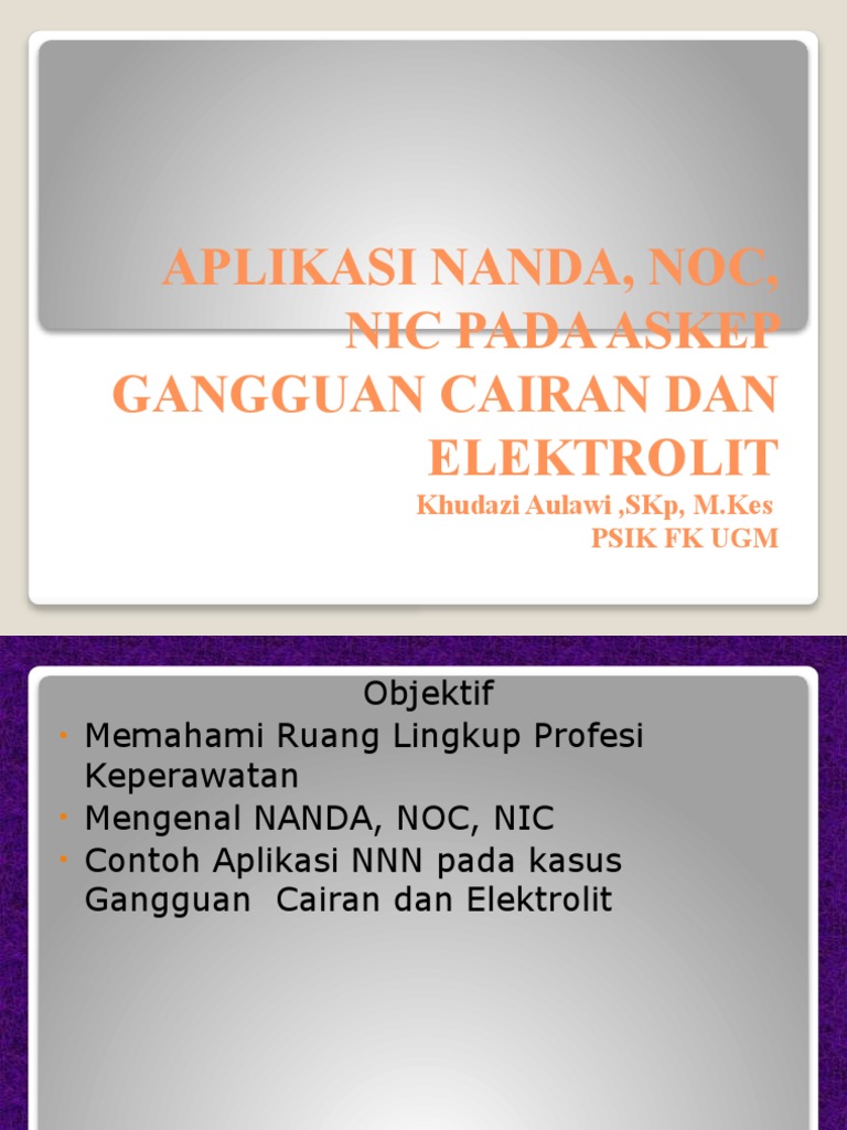 Update Aplikasi Nanda, Noc, Nic Pada Askep | PDF