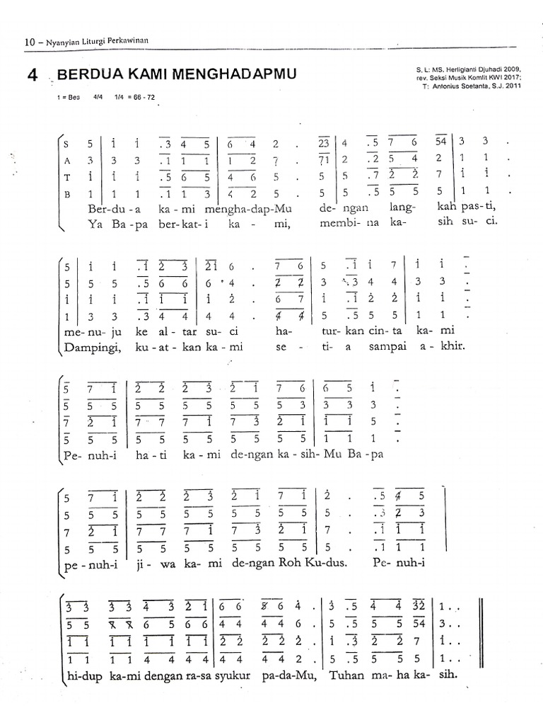 Berdua Kami MenghadapMu | PDF
