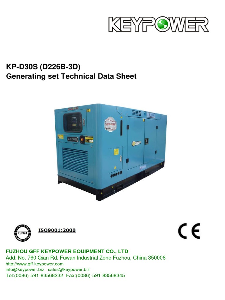 KP D30S | PDF | Power (Physics) | Propulsion