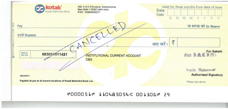 cancelled-kotak-bank-cheque | PDF