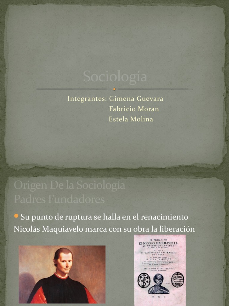 Sociología Power Point | PDF | Sociología | Sociedad