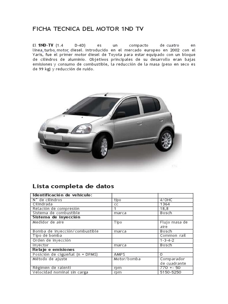 Grupo 1nd TV Toyota | PDF | Inyección de combustible | Acelerador