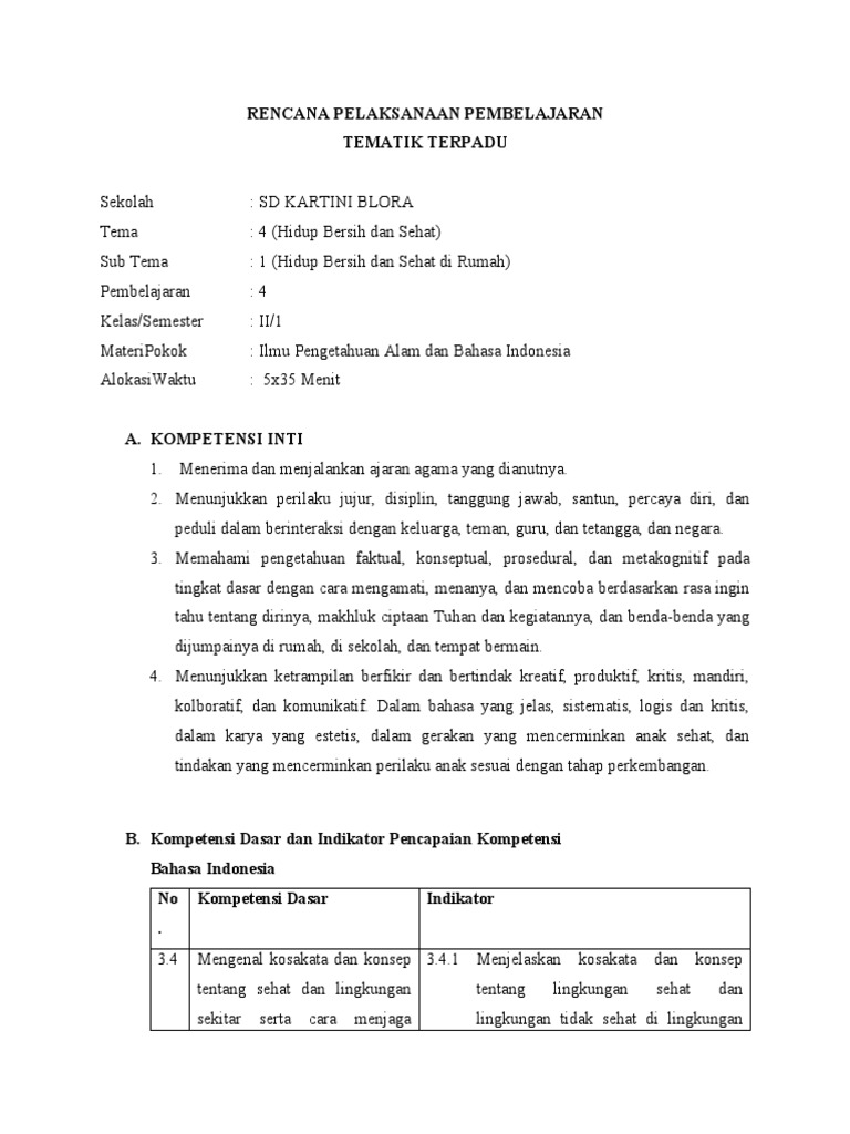 RPP K2 T4 S1 P4 - Nafa Adliya | PDF