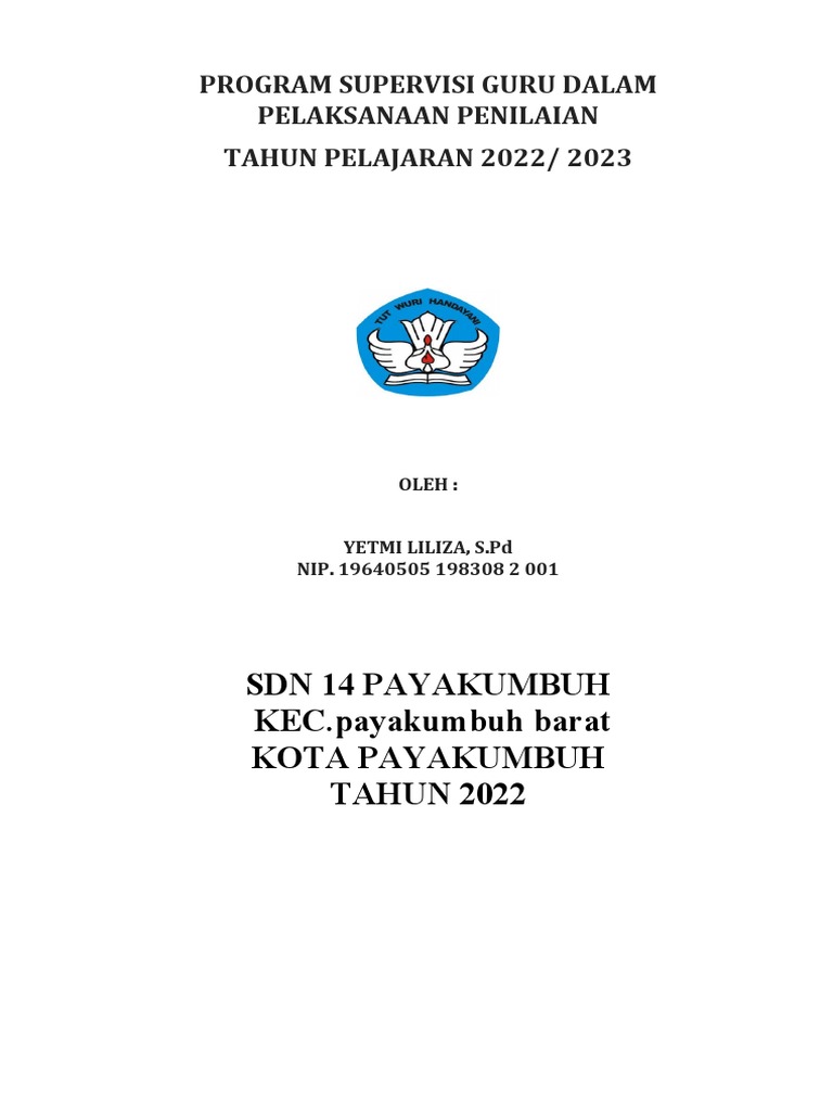 Program - Supervisi Penilaian | PDF