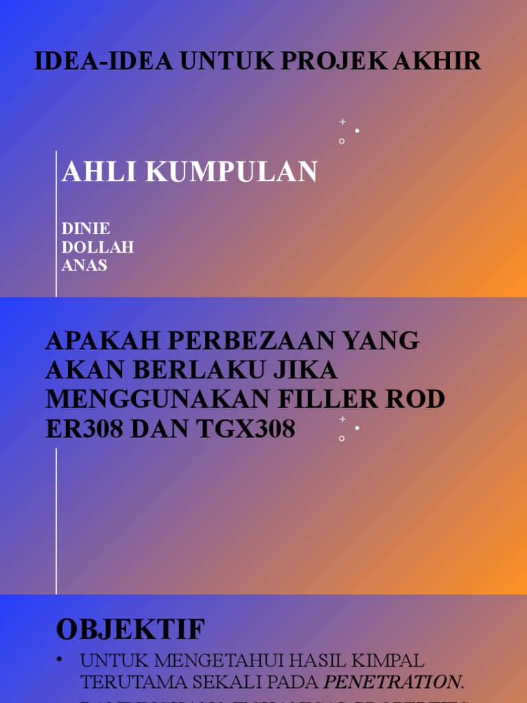 Idea Projek Akhir | PDF