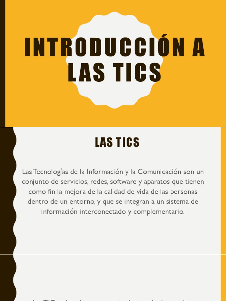 Introducción A Las Tic | PDF | Tecnología de información y comunicaciones | Internet