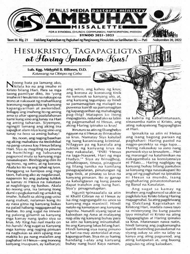 Sambuhay Nov 20 2022 | PDF