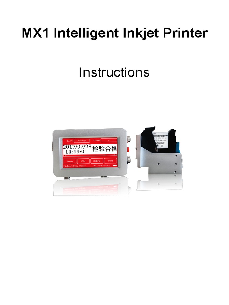 MX1 Instructions | PDF | Computer File | Barcode