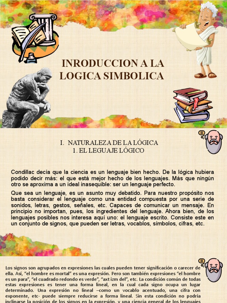 Introduccion A La Logica Simbolica | PDF | Filosofía | Estudios de idiomas extranjeros