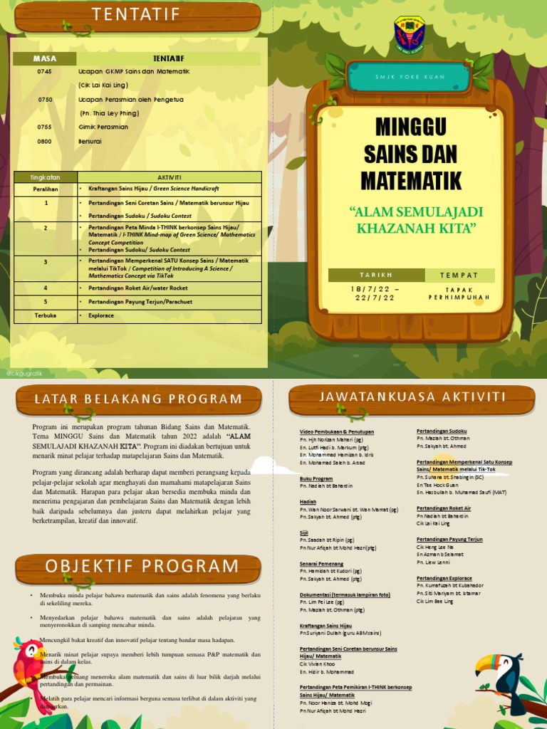 Buku Program Minggu Sains Dan Matematik | PDF