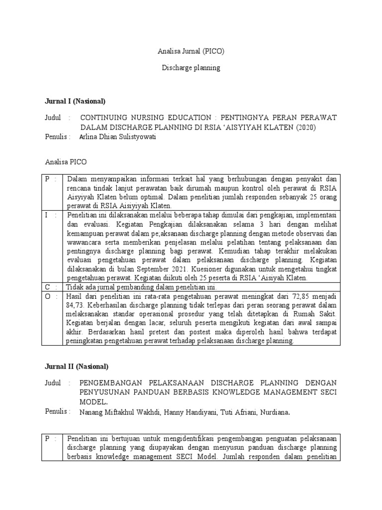 Analisa Jurnal | PDF | Karier & Perkembangan | Pengembangan Diri