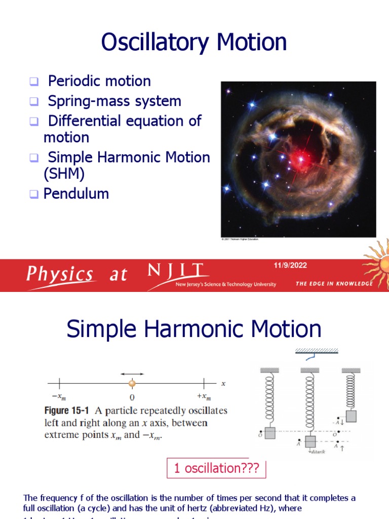 Oscillation | PDF | Oscillation | Classical Mechanics