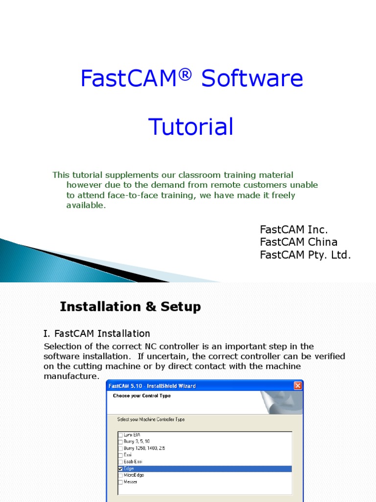 FastCAM Tutorial 137P | PDF | Circle | Auto Cad