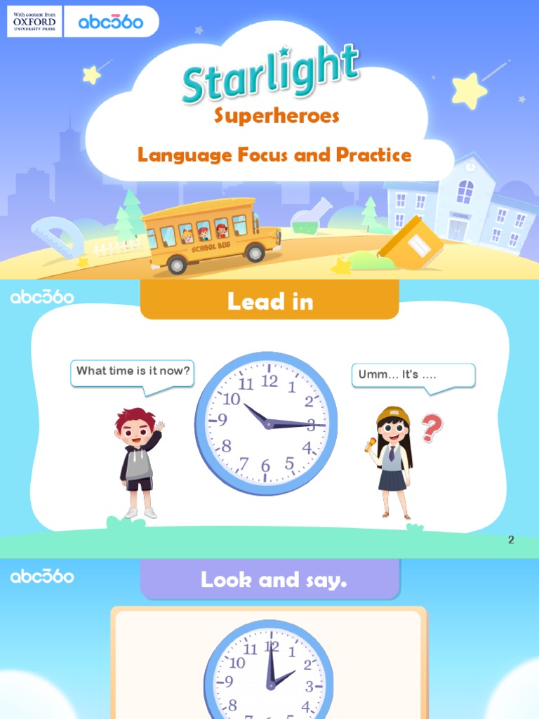 Teenager English Starlight 3 Unit 6 Lesson 6 Superheroes Language Focus ...