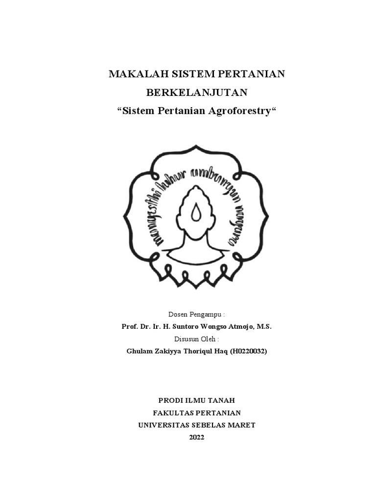 Makalah Sistem Pertanian Berkelanjutan | PDF Makalah Sistem Pertanian Berkelanjutan | PDF