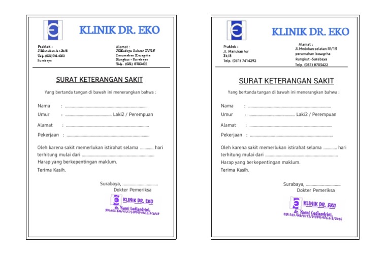 Surat Sby DR - Eko Manukan-1 | PDF