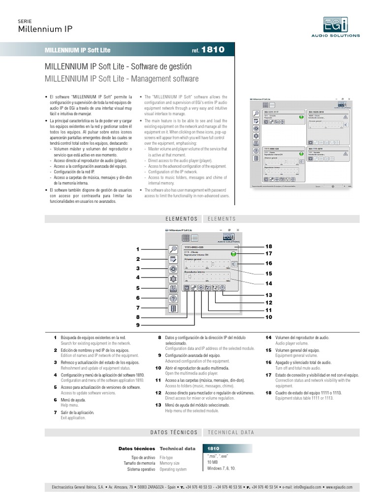 1810 Egi Soft Audio | PDF | Ingeniería de software | Desarrollo de software