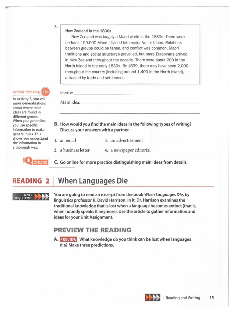 Unit 1 - Reading 2 | PDF