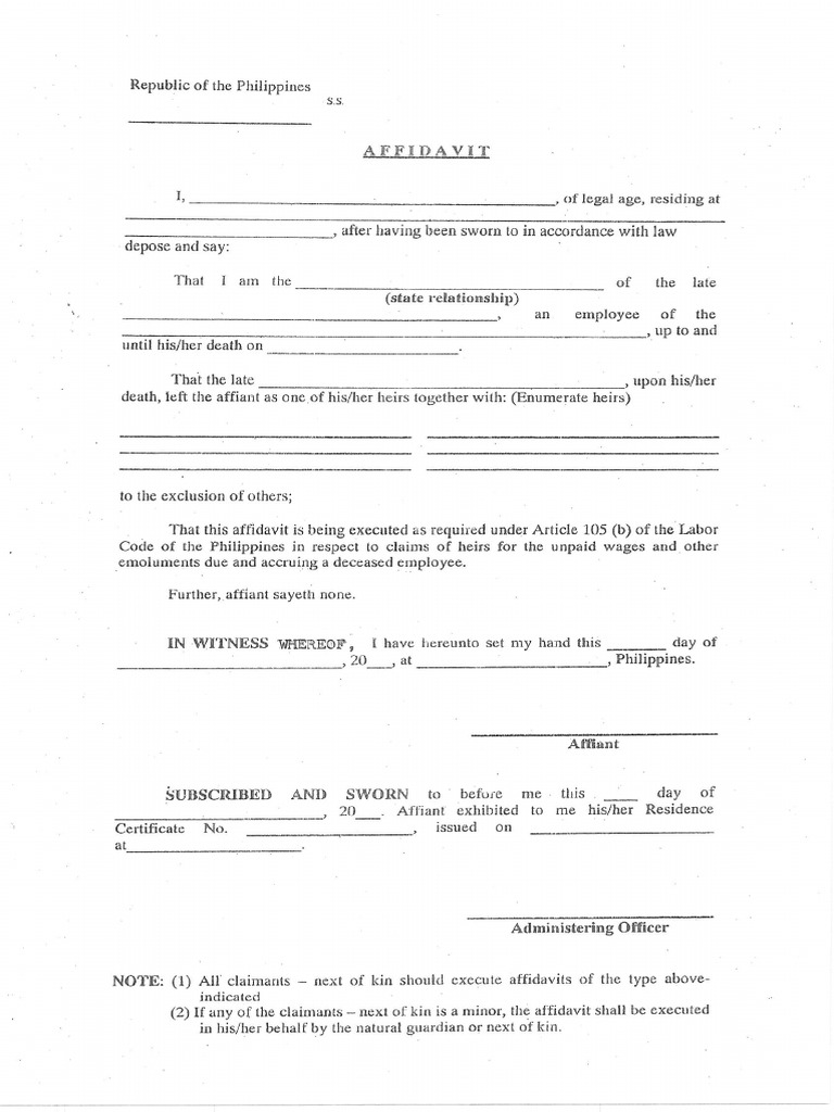 Affidavit 105b, LC | PDF
