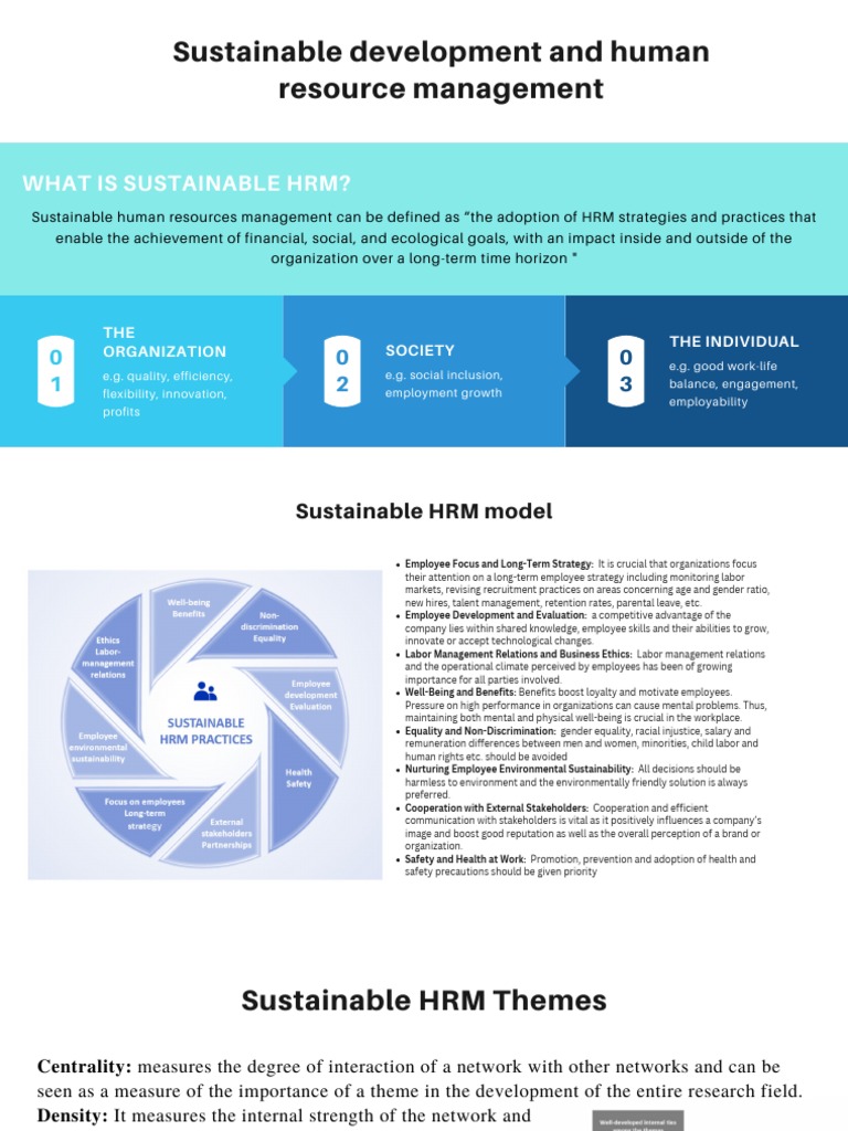 Sustainable Development and HRM | PDF | Sustainability | Human Resource ...