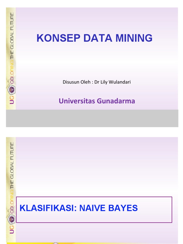 Konsep Data Mining: Universitas Gunadarma | PDF