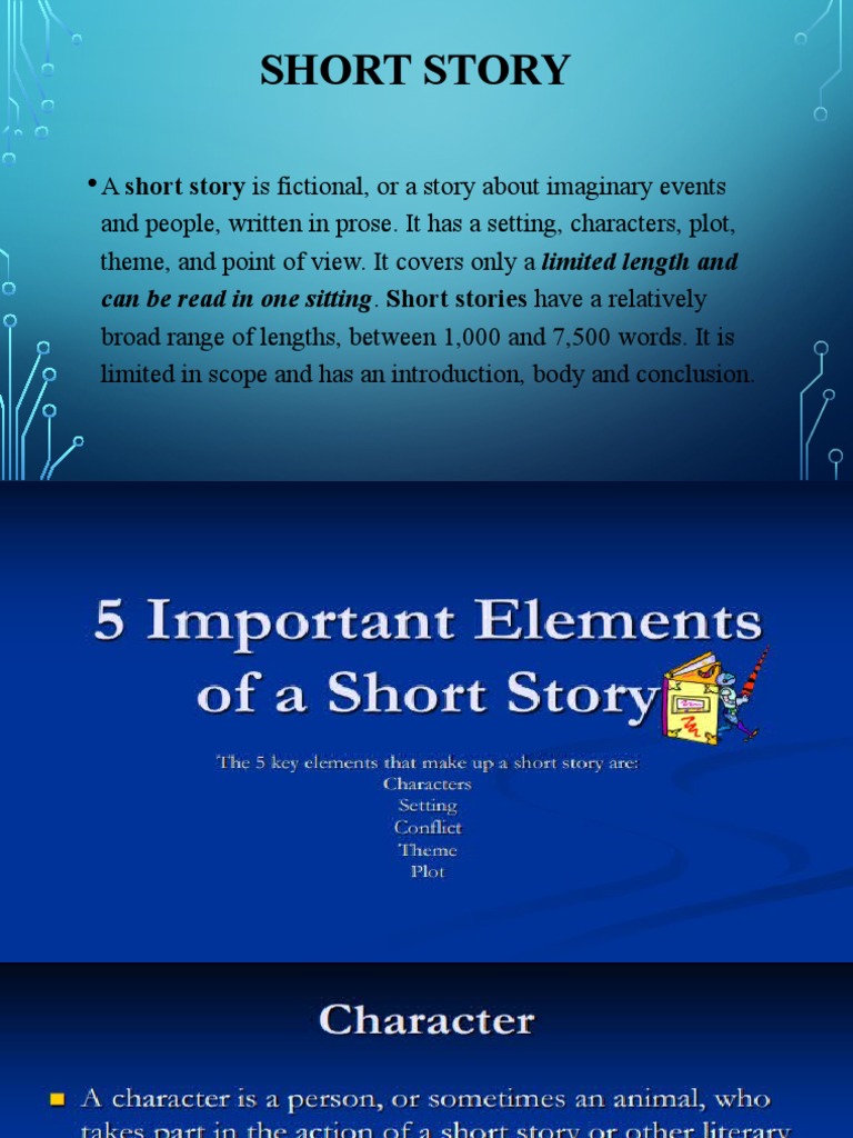 Elements of A Short Story | PDF