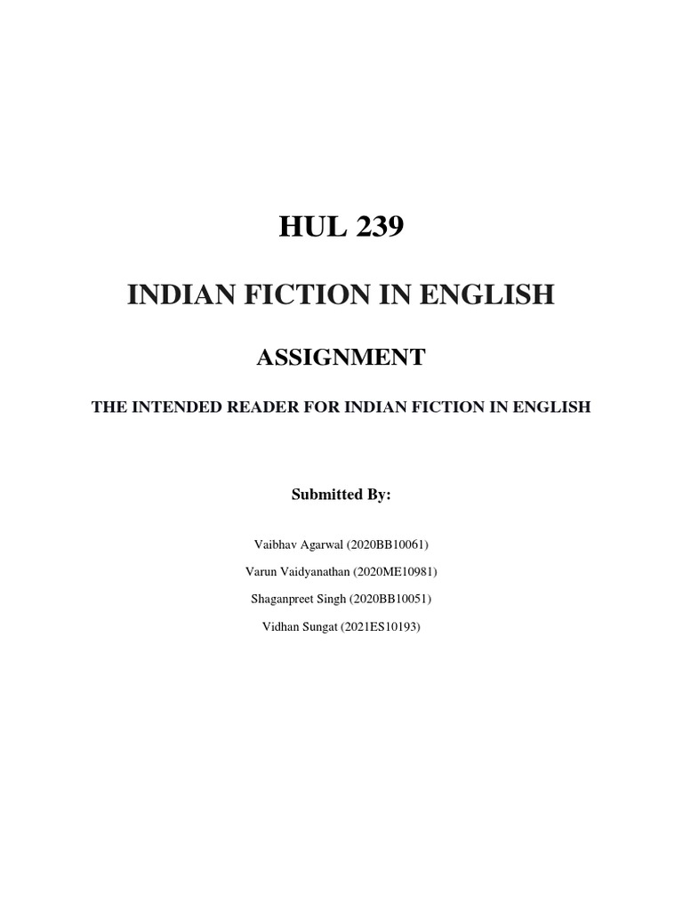 HUL 239 Assignment | Download Free PDF | English Language | Linguistics