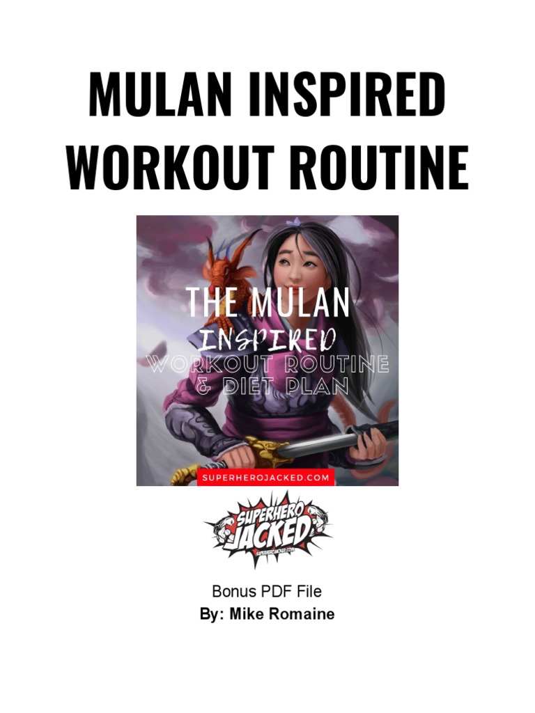 Mulan Inspired Workout PDF | PDF