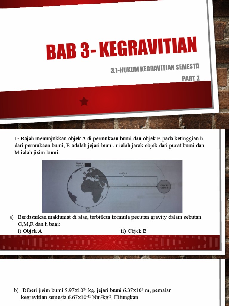 Bab 3 - Kegravitian - Part 2 | PDF