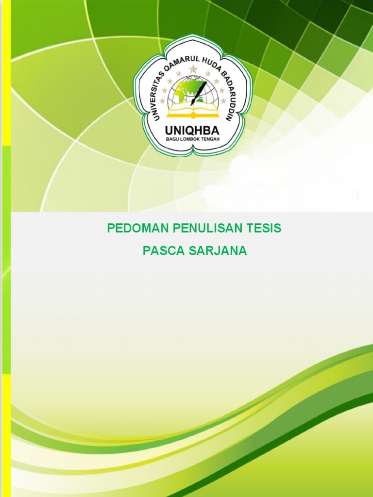 Pedoman Penulisan Tesis s2 Adminkes - Pdf-Dikonversi | PDF