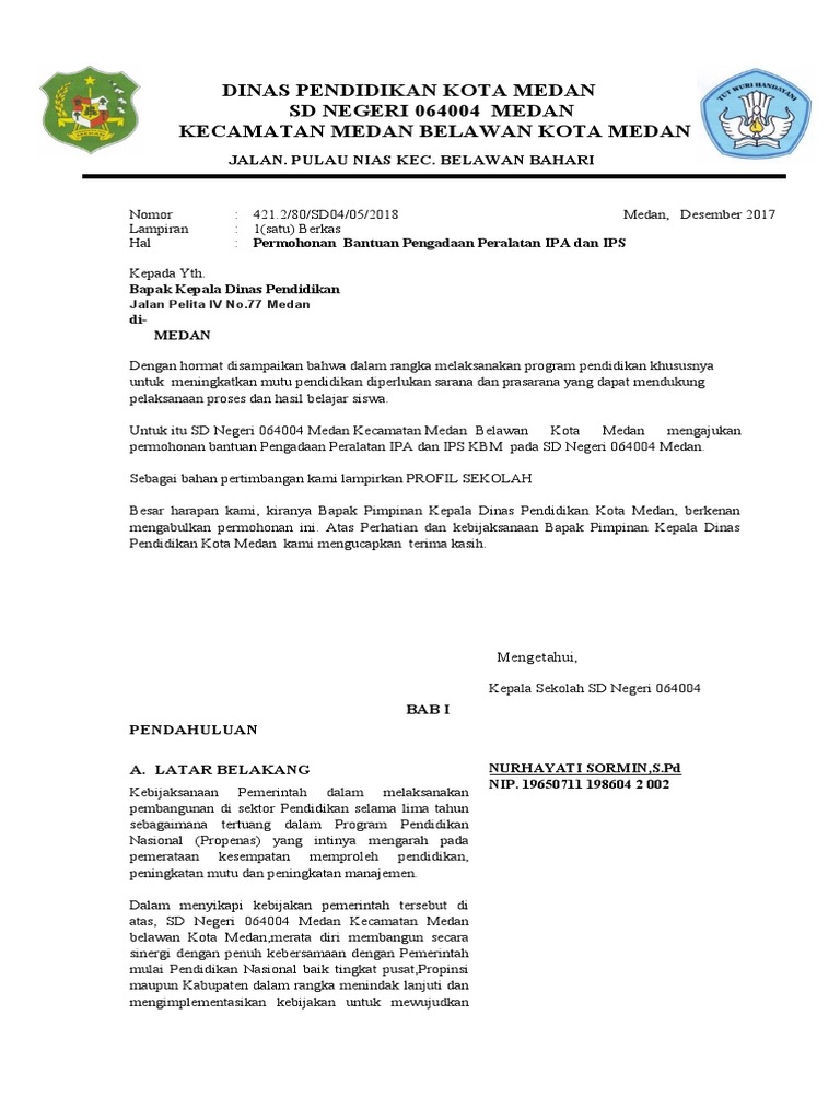 Proposal Permohonan Peralatan Seni Budaya Dan Keterampilan | PDF