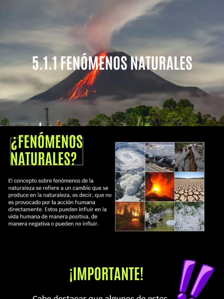 5.1.1 Fenómenos Naturales | PDF