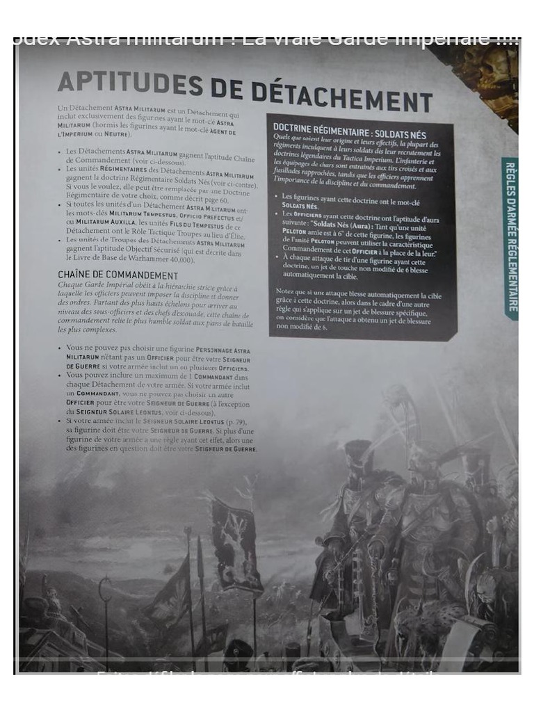 Codex Astra Militarum V9 FR | PDF