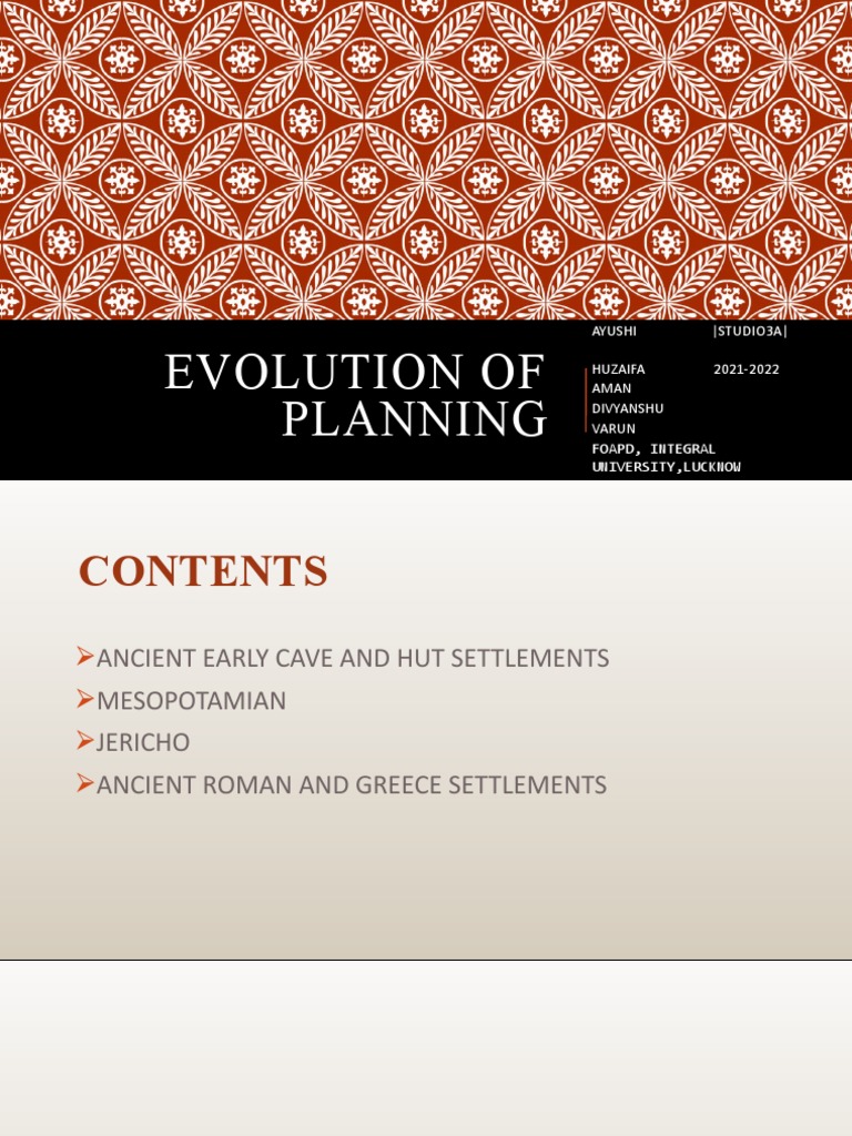 Evolution of Planning Final | PDF | Mesopotamia | Ur