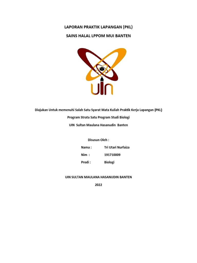 Laporan Praktik Lapangan | PDF | Sains & Matematika