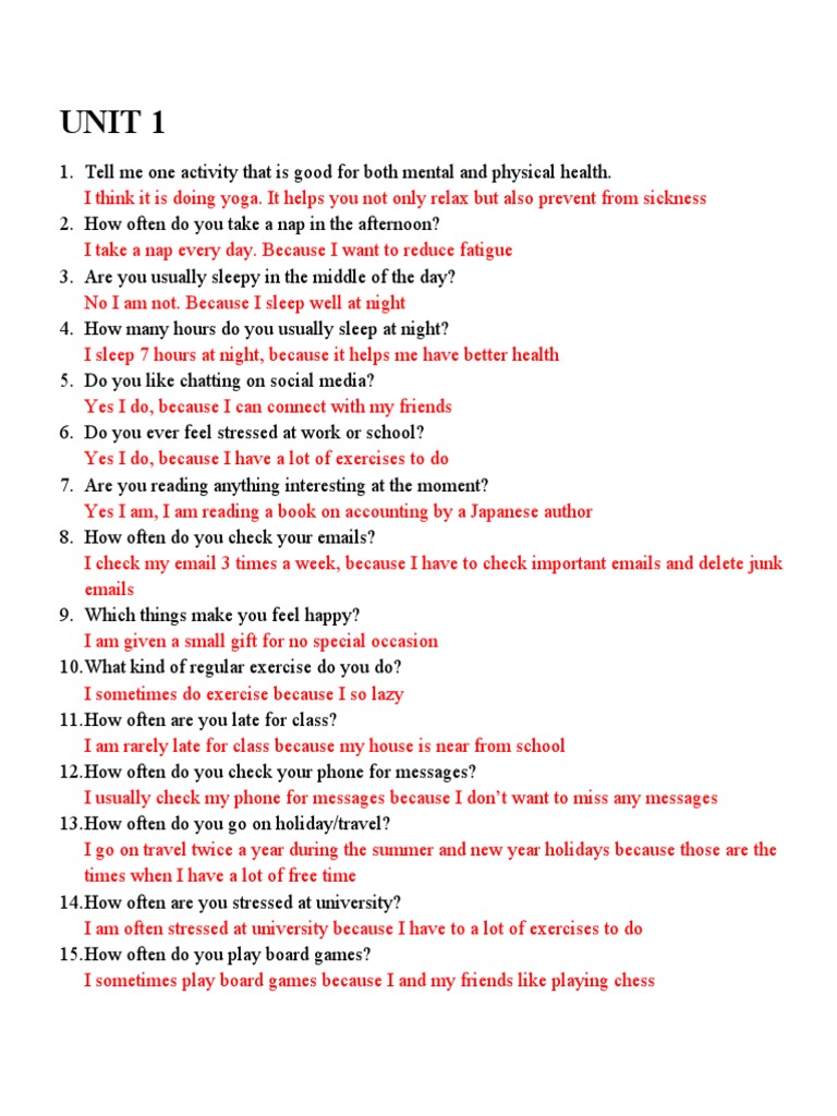 AV2 - Speaking | PDF | Sports