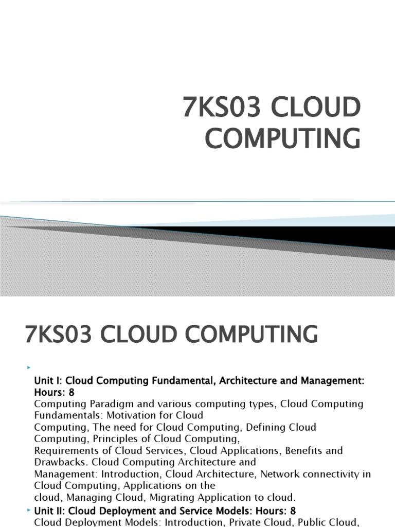 Unit 1 | PDF | Soap | Cloud Computing