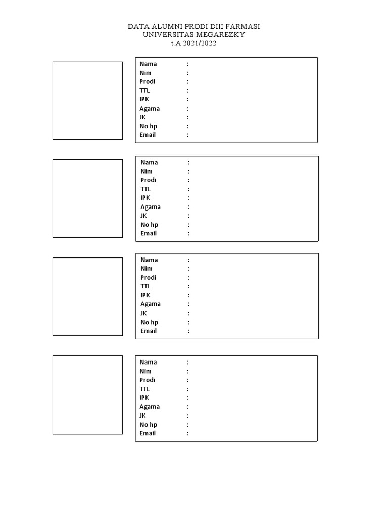 Format Buku Alumni | PDF