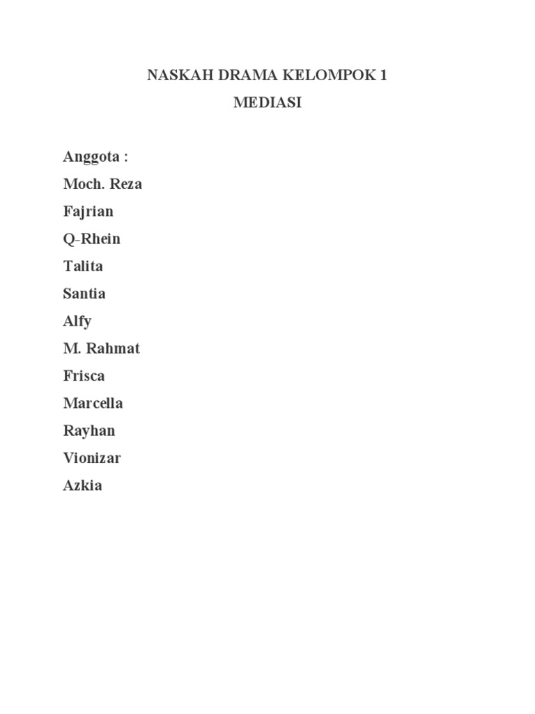 Dialog Mediasi | PDF