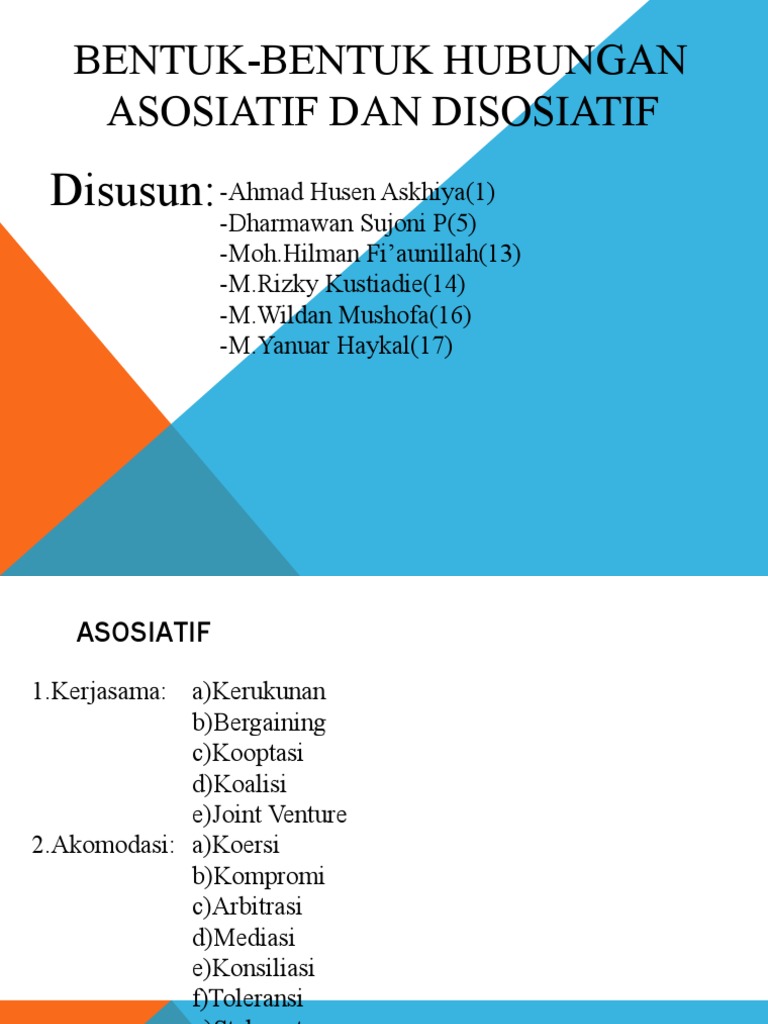 Hub Asosiatif Dan Disosiatif | PDF