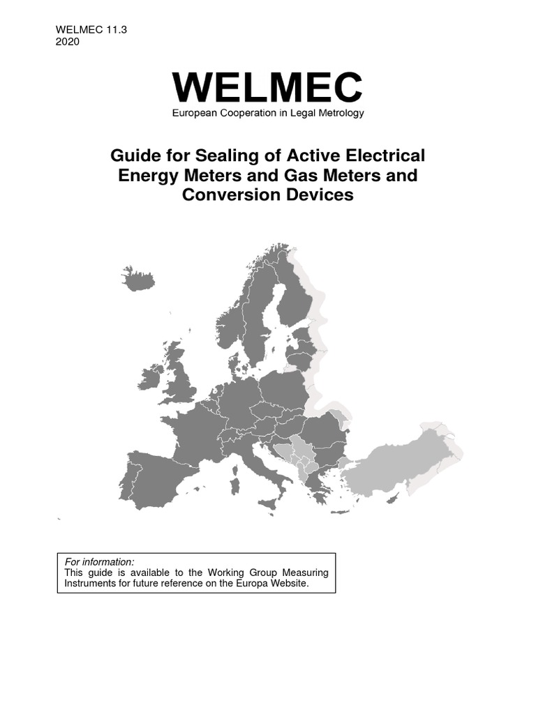 WELMEC Guide 11.3 v2020 | PDF