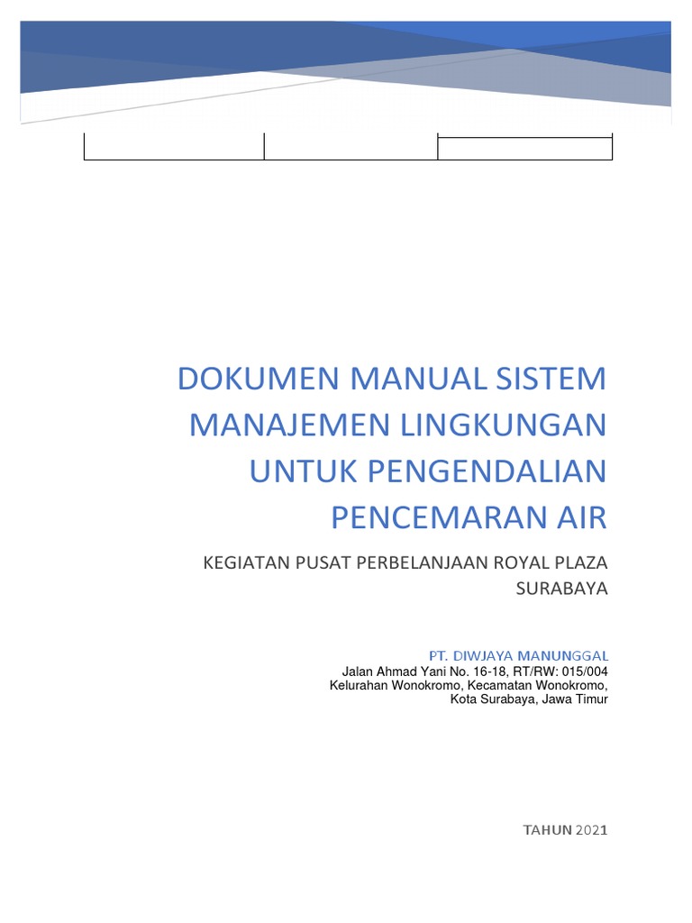 Sistem Manajemen Lingkungan | PDF
