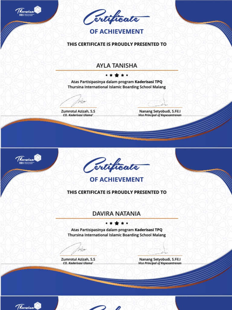 Certificate: of Achievement | PDF