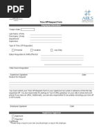 Missing Finger Punch Approval Form | PDF