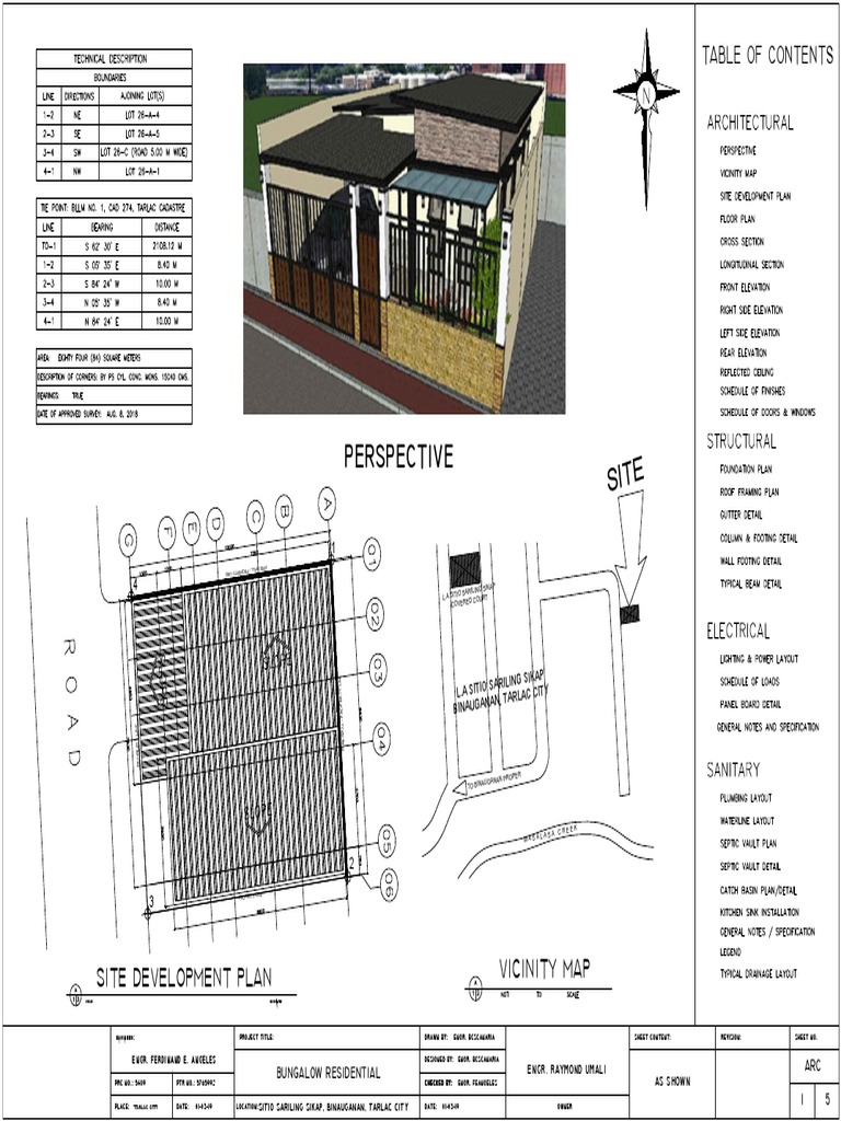 Bungalow House Plan | PDF